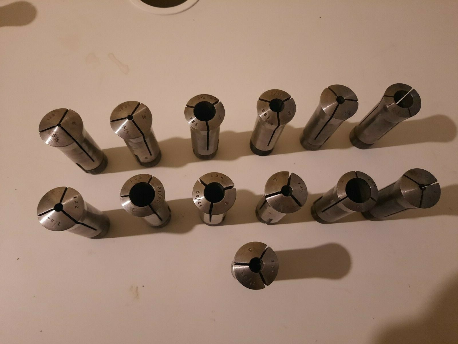 Genuine Crawford 4C (122) Collets - Imperial - Colchester - MYFORD MG12 ...