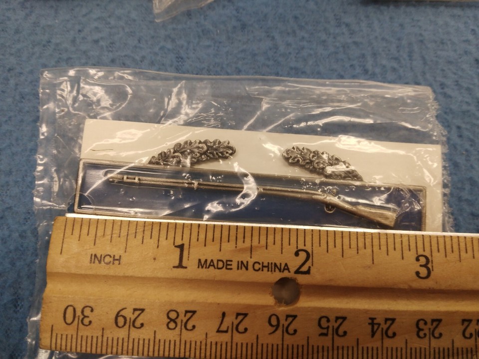 LOT OF 10 - ARMY COMBAT INFANTRY BADGE CIB 1st AWARD PINS - 3 INCHES ...