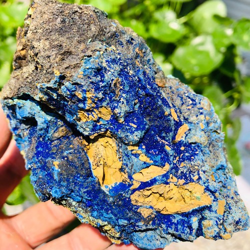 530g Natural Rare Blue Azurite With Crystal Malachite Mineral Specimen ...