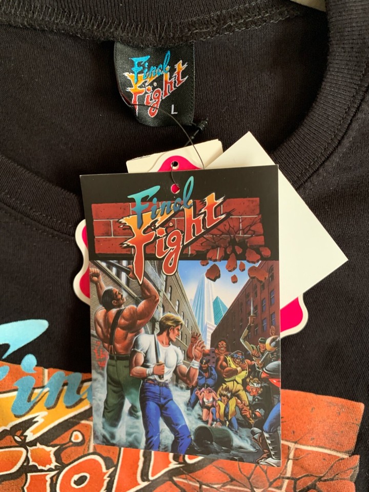 Final Fight T-Shirts SHIMAMURA L JAPAN Game RARE | eBay