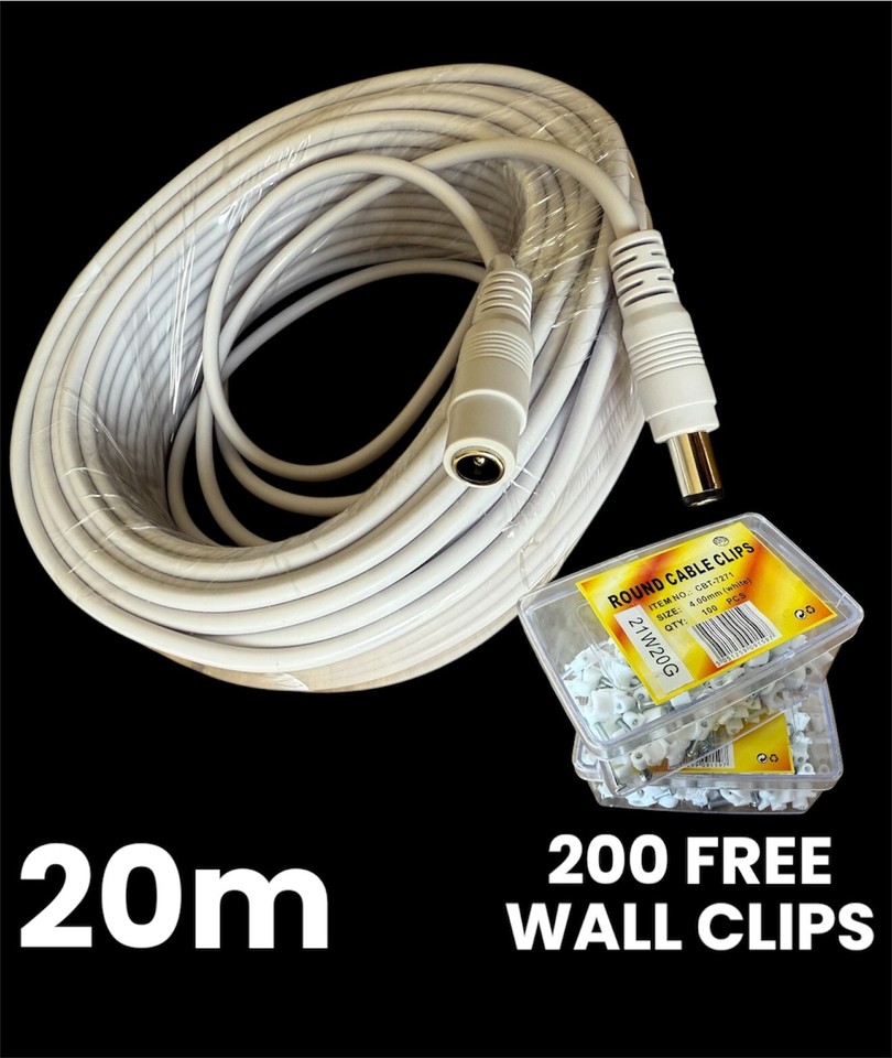 TP-Link Tapo Camera Power Extension Cable 3M 5M 10M 15M 20M 30M White ...