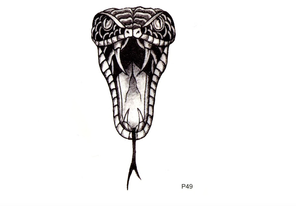 King Cobra Head Tattoo