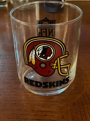 VINTAGE WASHINGTON REDSKINS NFL MOBIL Whiskey Rocks Glass | eBay
