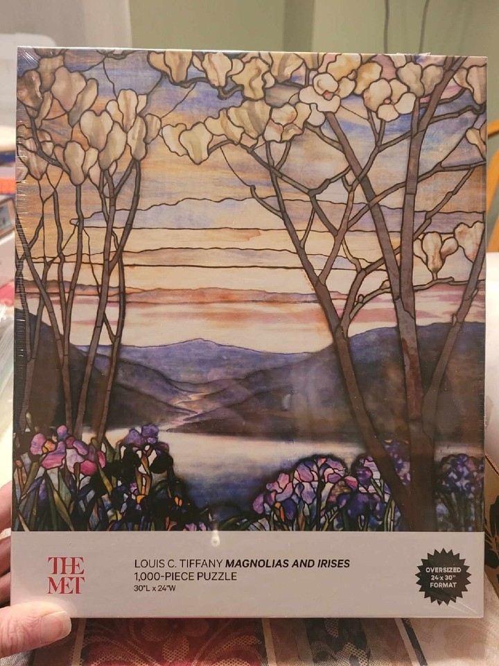 The Met Louis C. Tiffany Magnolias And Irises 1000 Pc Puzzle New ...