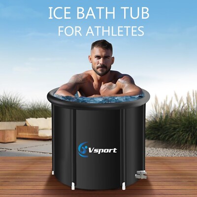 ice bath tub for athletes, Multi-Layer Portable cold Plunge Tub, XL ...