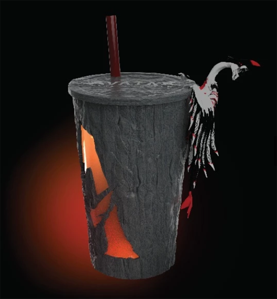 Avatar Fire and Ash - Banshee Black/Red Light up Cup Movie 2025 | eBay