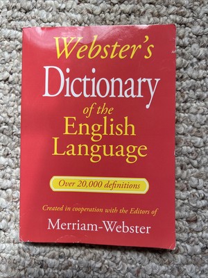 Webster's Dictionary of the English Language Merriam-Webster 2014 PB ...