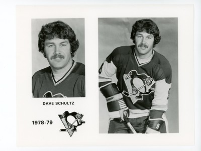 1978-79 PITTSBURGH PENGUINS Team ISSUED PRESS PHOTO- DAVE "TIGER ...
