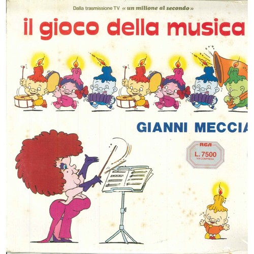 Gianni Meccia ‎LP Vinyle Il Jeu Della Musica / Tirer ‎ Zplpu 34207 Neuf ...