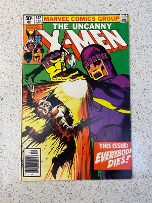 Uncanny X-Men #142 1981 Days Of Future Past pt. 2 Marvel Comics ...