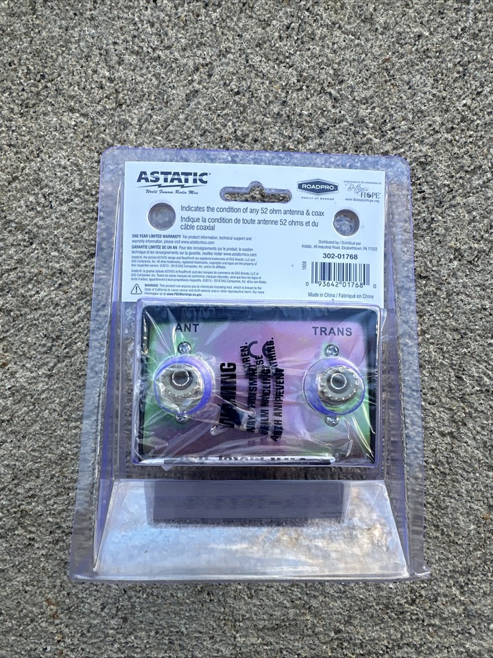 ASTATIC PDC7 SWR CB RADIO TEST METER | eBay