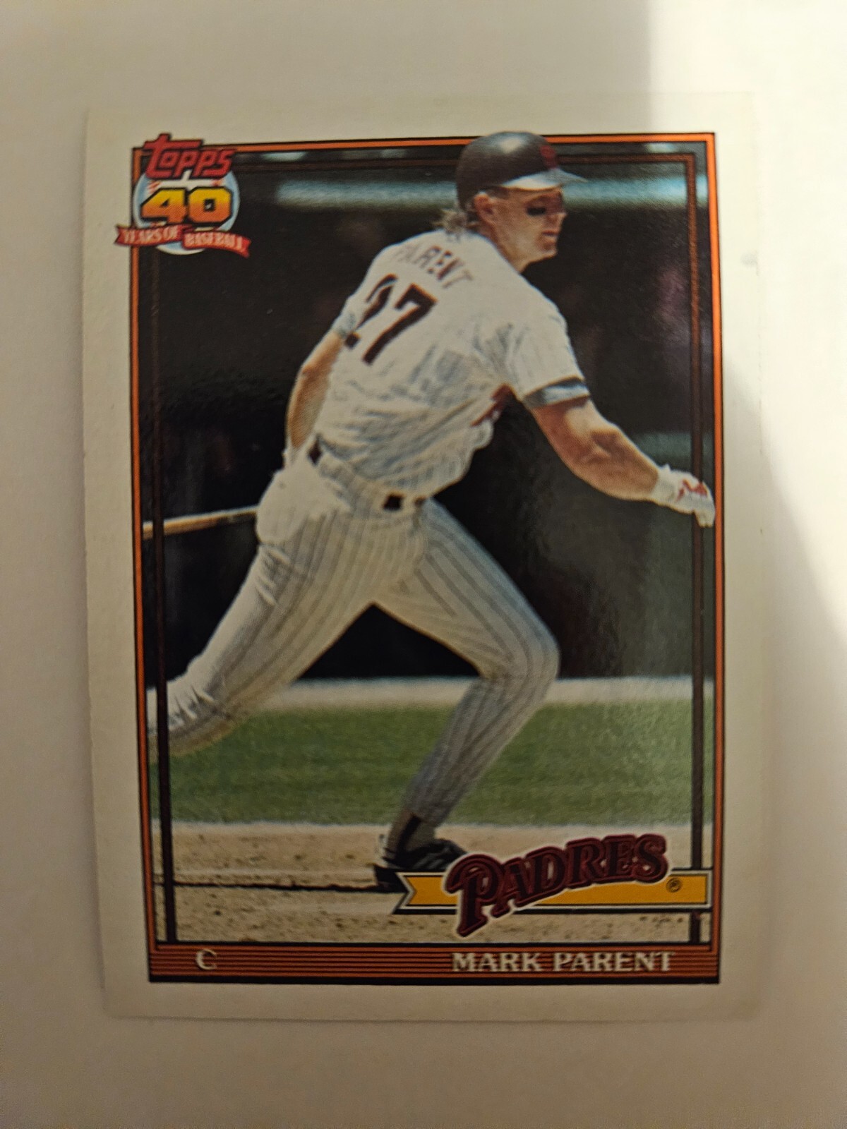 1991 Topps - #358 Mark Parent for sale online | eBay