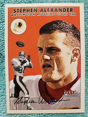 2000 FLEER TRADITION STEPHEN ALEXANDER #114 WASHINGTON REDSKINS | eBay