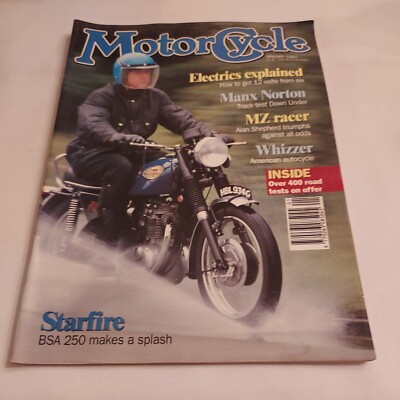 1993 January, MotorCycle Magazine, Starfire BSA 250 Makes A Splash ...