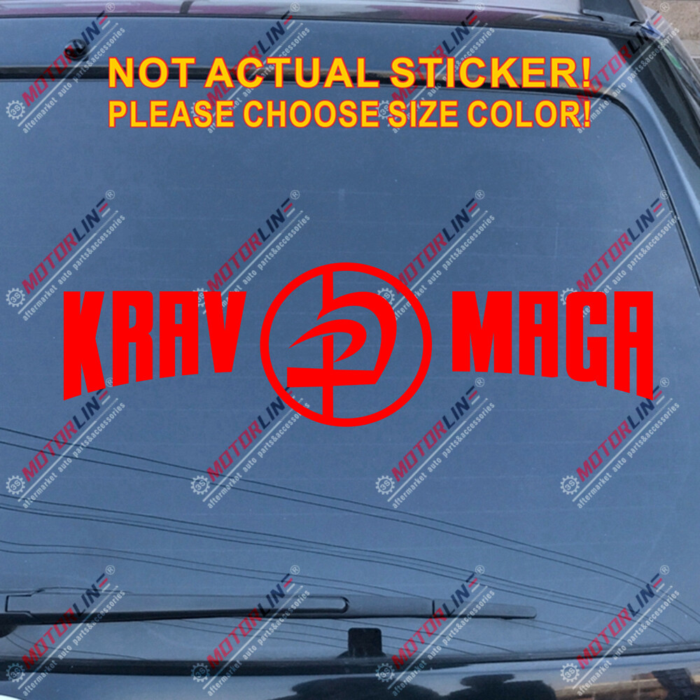 Krav Maga Combat IDF Israel Defence Force Roundel Car Vinyl Decal ...