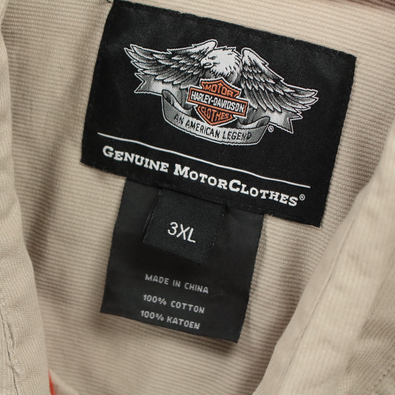 Harley Davidson Motorcycles embroidered mechanic work… - Gem