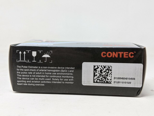 CONTEC OLED Cms50na Pulse Oximeter Spo2 and PR Value Waveform Blood for ...