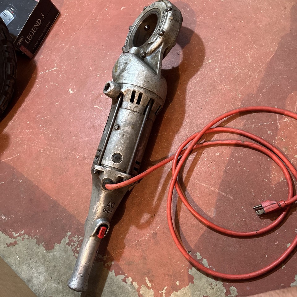 Ridgid 700 Handheld Electric Pipe Threader Threading Machine | eBay