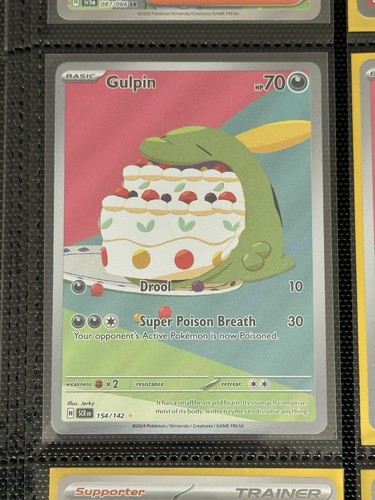 Pokemon TCG Gulpin 154/142 Stellar Crown Holo Rare Illustration | eBay.de