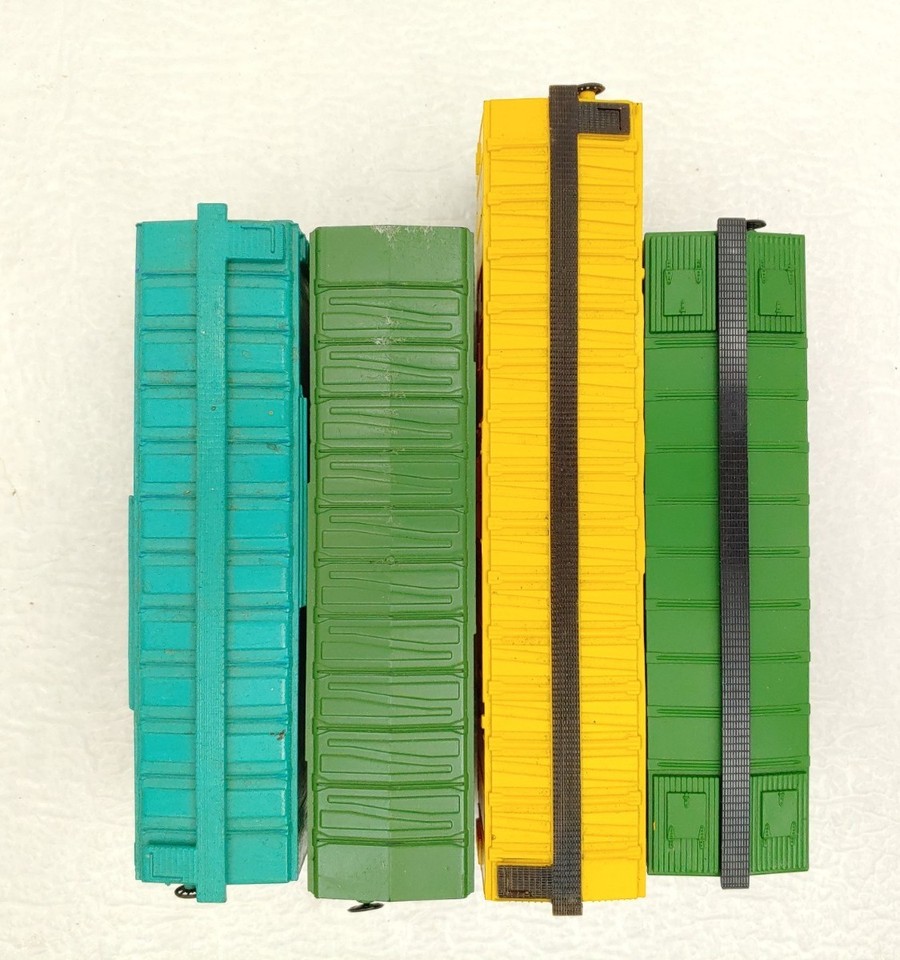 4 HO Gauge Model Trains Boxcars w/ Weights Inside Nice Cars | eBay