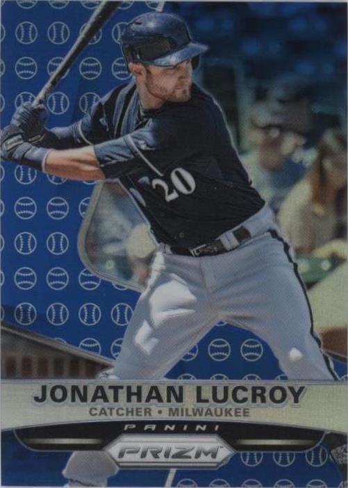 2015 Panini Prizm - Jonathan Lucroy #90 Blue Baseball Prizm for sale ...