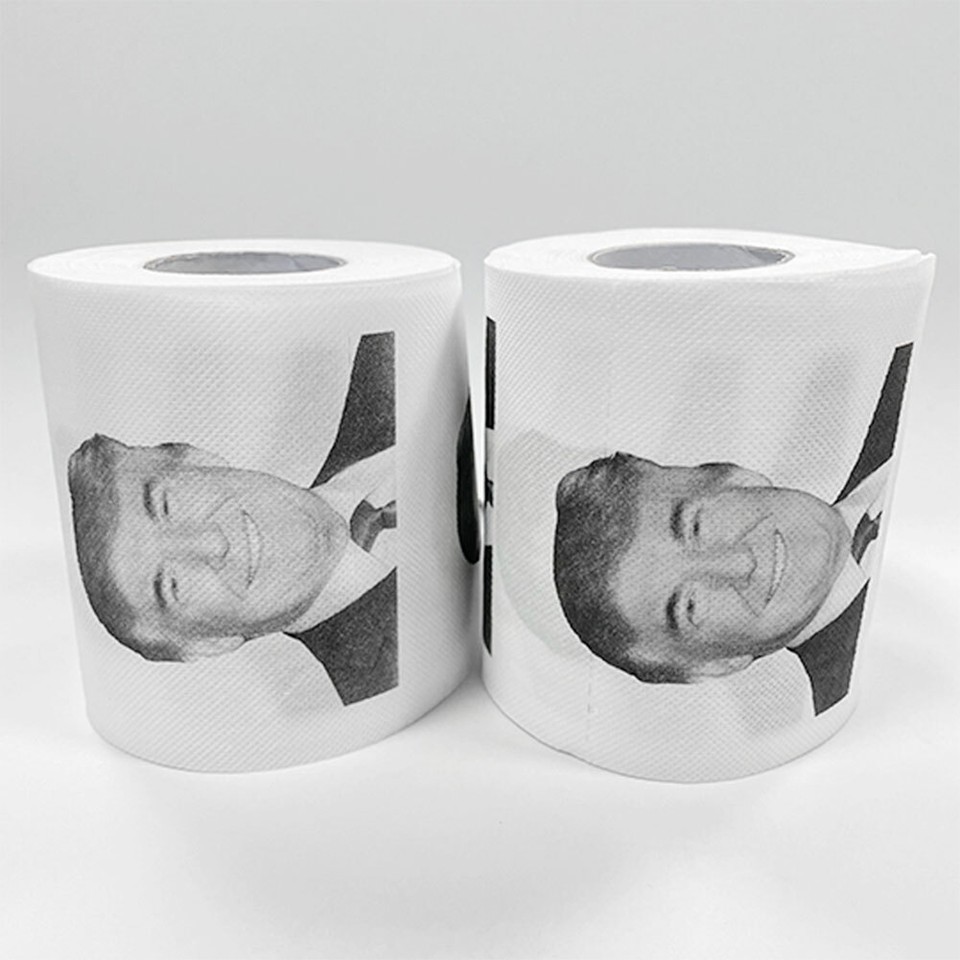 Donald Trump Toilet Paper Novelty Toilet Paper Prank Funny Joke Toilet ...