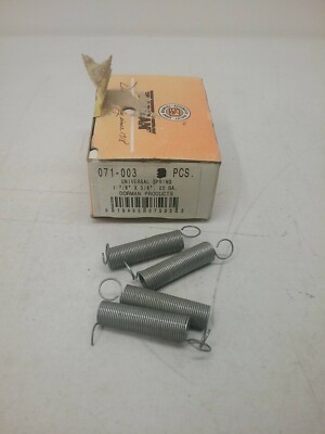 071-003 Dorman Universal Spring 1-7/8" X 3/8" 22 GA. Quantity 4 Pieces ...