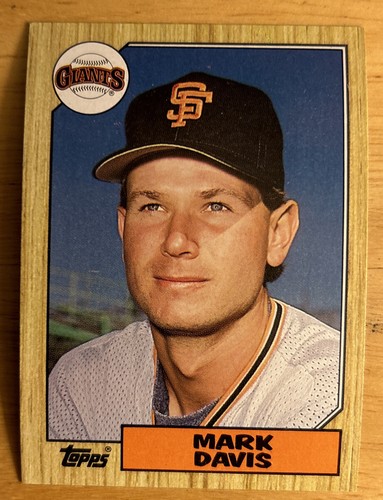 1987 Topps Mark Davis Baseball Card #21 Giants Pitcher High-Grade NM | eBay