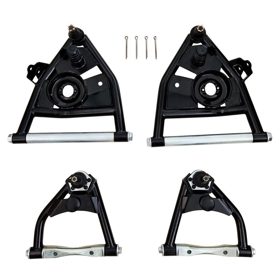 CONTROL ARMS SET OF 4 UPPER AND LOWER FOR C10 CHEVROLET GMC TUBULAR ...