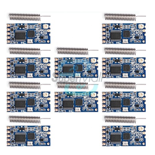 10PCS 433Mhz HC-12 SI4463 Wireless Serial Port Module 1000m Replace ...
