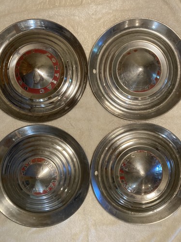 1952 1953 Pontiac Chieftain 15" 4 Wheel Covers Hub Caps | eBay