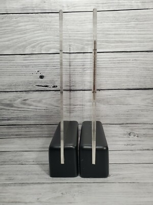 (10) Guinness Acrylic Table Tents With Wood Base Advertising Beer Man ...