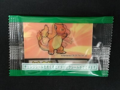 Pokemon Meiji Biscuits W Stickers Lenticular Metallic Promo Japanese ...