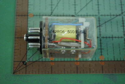 Sigma Instruments Relay 42RO6 500S-SIL 500 ohm 42R06 SENSITIVE DPDT ...