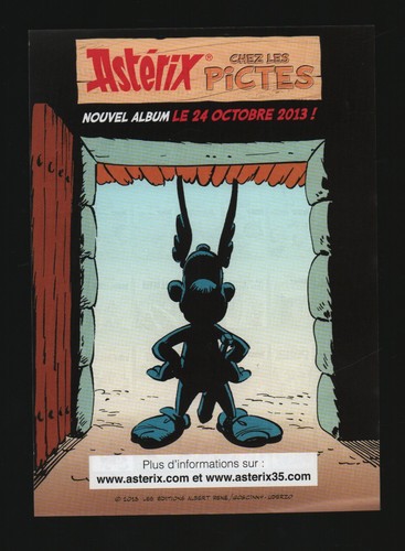 UDERZO . FLYER ASTÉRIX CHEZ LES PICTES . 2013 . ( HH118 ) . | eBay