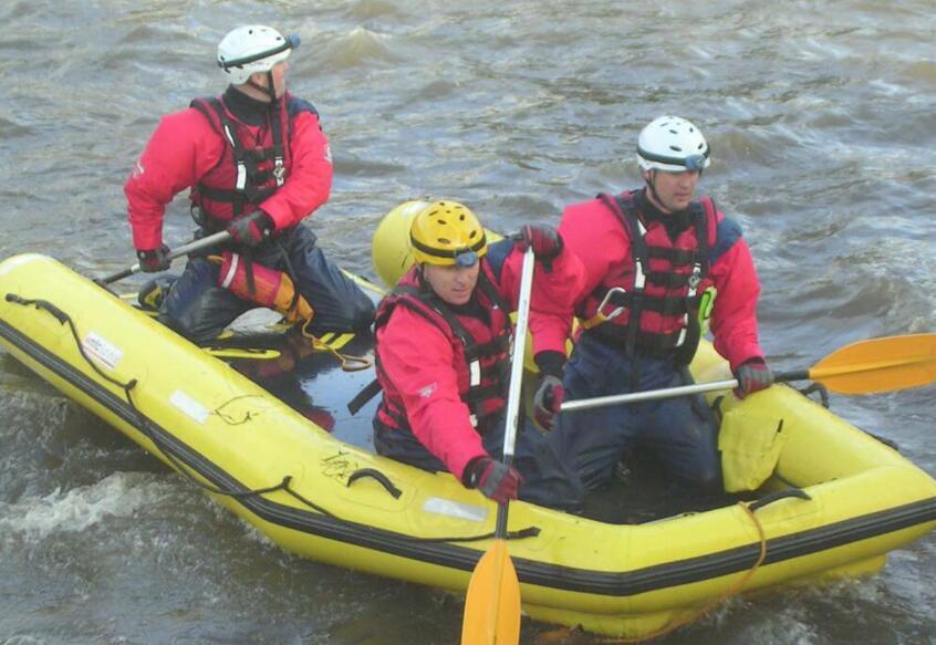 3 Person Inflatable Rescue Sled Jet Ski Rescue Boat For Floodwater ...