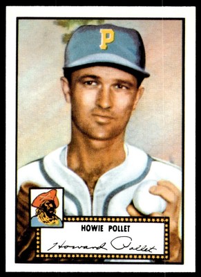 1983 Topps 1952 Reprint Series Howie Pollet NMMT COND Pittsburgh ...