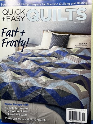 Quick + Easy Quilts Magazine Quilting Patterns Winter 2025 New Fast ...