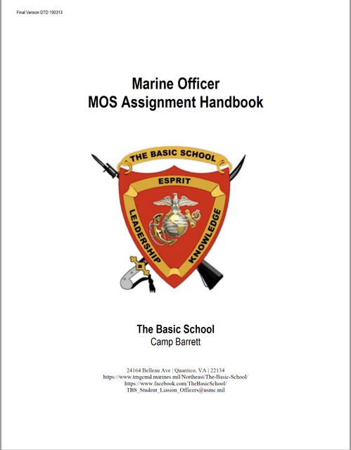 Marine Corps Mos Manual