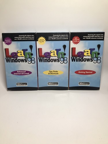 Learn Microsoft Windows 98 - Advanced Internet Email (VHS, 2000) for sale online | eBay