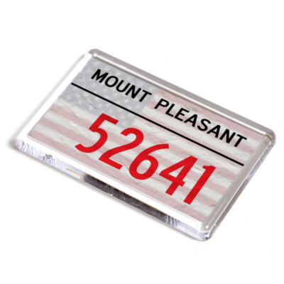 FRIDGE MAGNET - Mount Pleasant, 52641 - US Zip Code | eBay