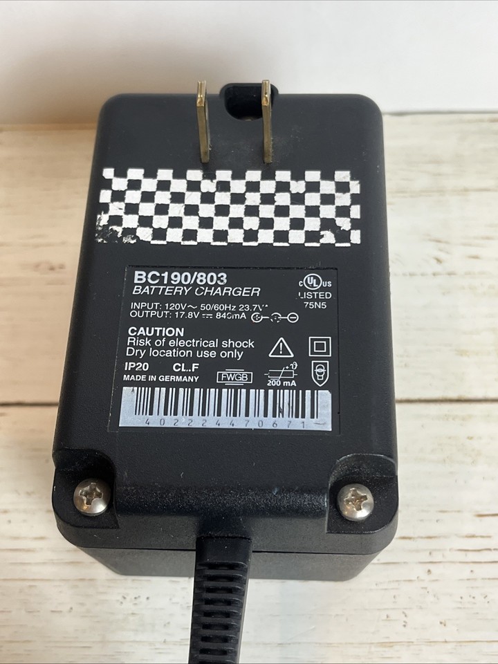 Genuine Fluke BC190/803 Battery Charger Adapter for ScopeMeter 190 ...