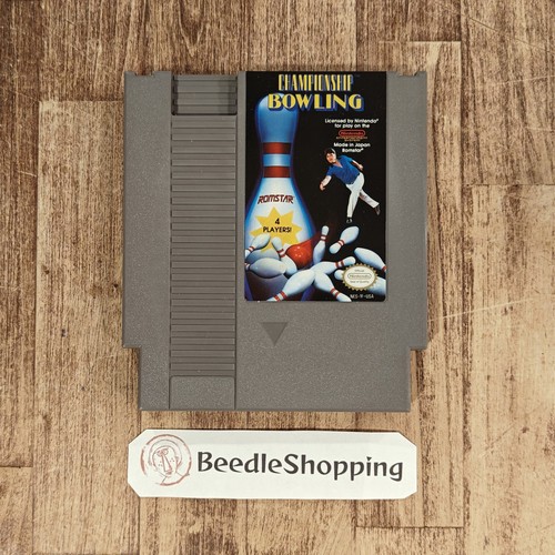 Championship Bowling 1989 Nintendo NES Video Game Cartridge, Tested ...
