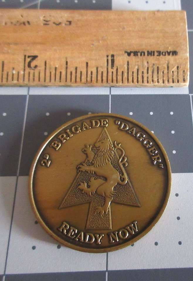 US Army 1st Infantry Division 2d Brigade "Dagger" Challenge Coin | eBay