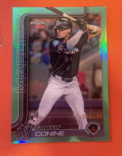 2025 TOPPS CHROME GRIFFIN CONINE AQUA REFRACTOR ROOKIE # /199 | eBay