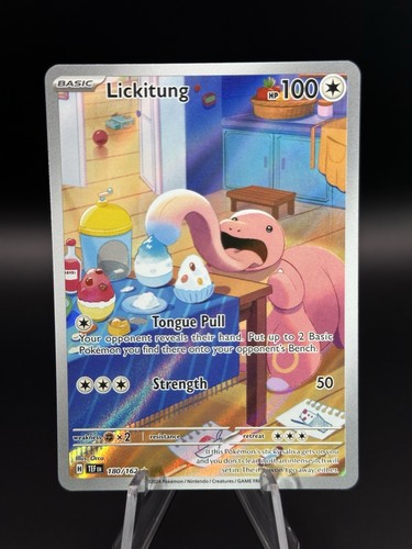 Lickitung - 180/162 - Illustration Rare - Temporal Forces - Pokémon ...