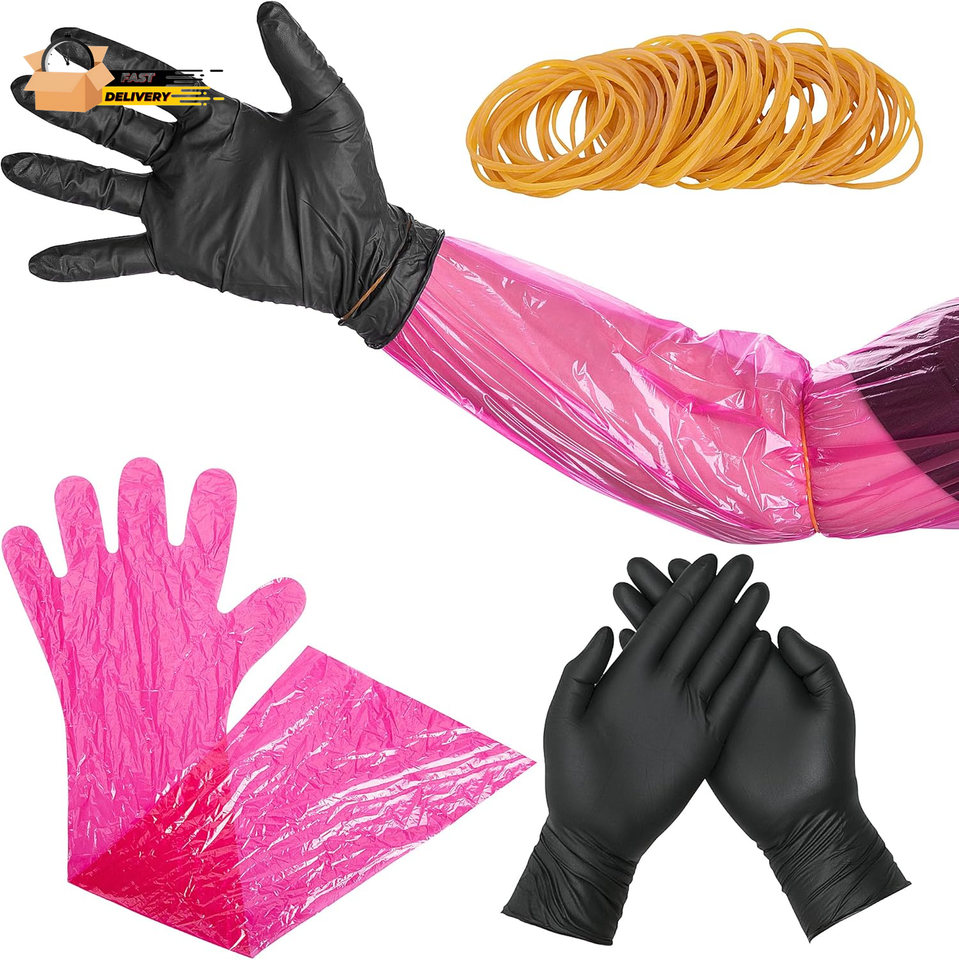 36 Pairs Field Dressing Gloves- Disposable Hunting Deer Gutting Cleani ...