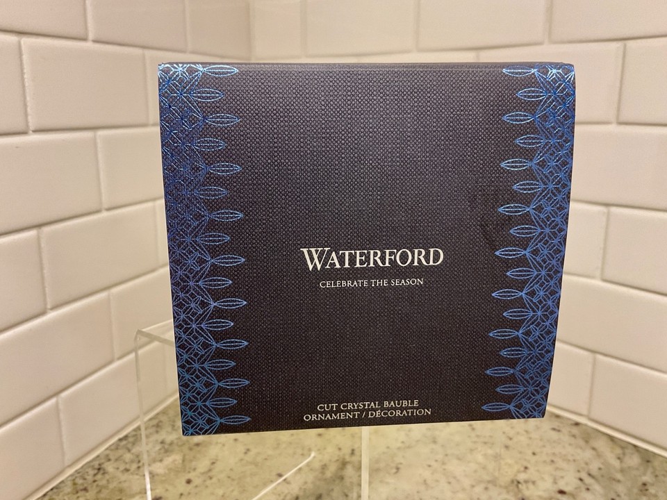 WATERFORD Crystal 2020 Cut Crystal Ball Christmas Ornament 1055103 | eBay
