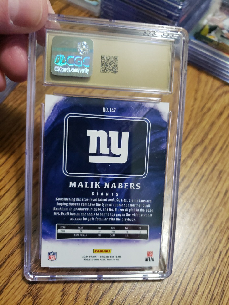 2024 Panini Origins - Rookies Malik Nabers #147 (RC) for sale online | eBay