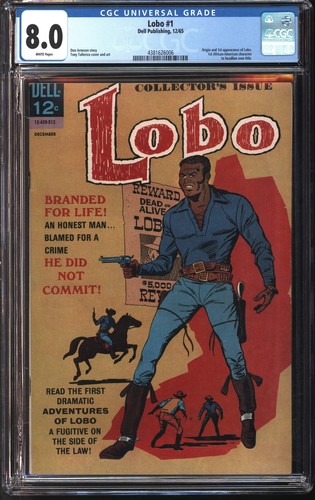 Dell Publishing Lobo #1 12/65 CGC 8.0 White Pages | eBay